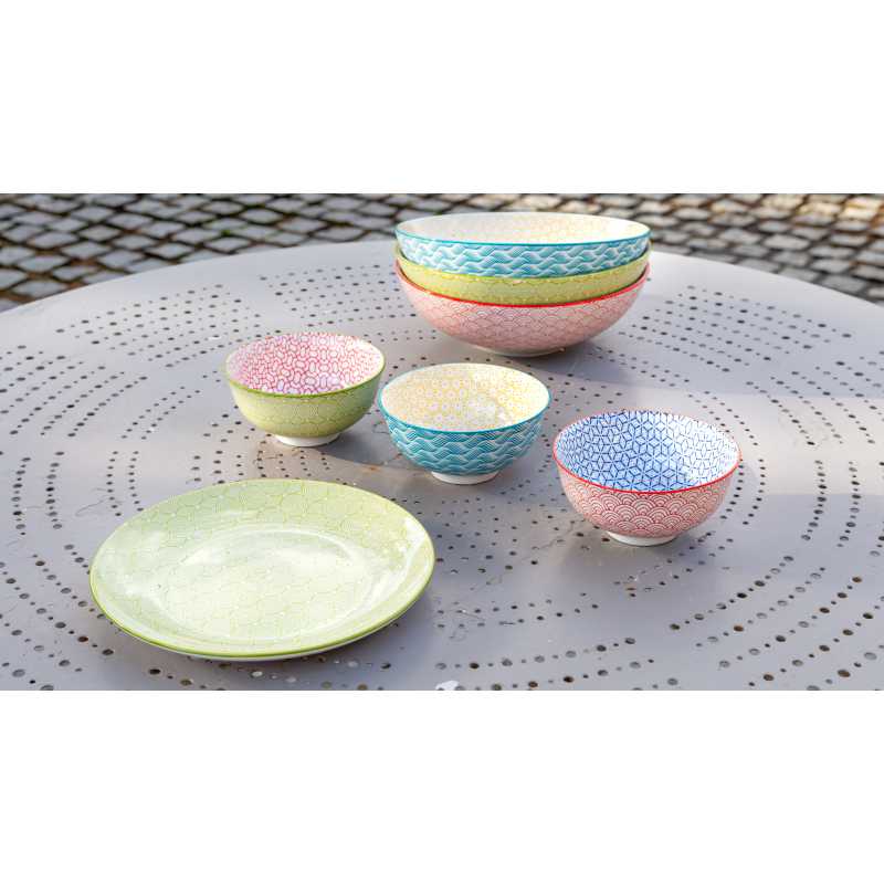 Grande assiette "Himba" diam 26,5 cm - 3 désigns assortis - Ardtime